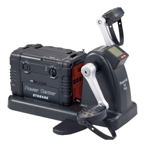 【まわしてチャージ充電丸PRO】ペダル式ポータブル電源！電気は自分で漕いで作る時代、24時間いつでも自分で電気が作れます。いざという時の頼れる自家発電！悪天候や時間帯、屋内や屋外どこでも大丈夫！アウトドア・災害時にも大活躍！災害時には電源の...