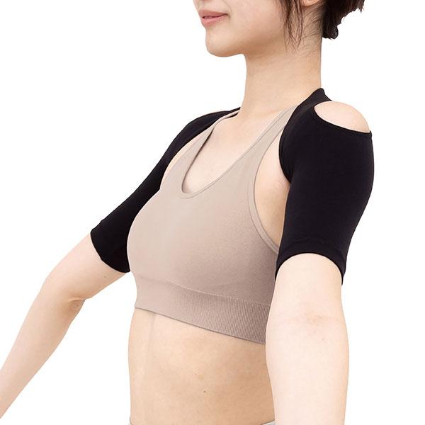 【姿勢がピンとサポーター M-L/L-LL】猫背も巻き肩も着るだけでピンとサポート。薄型フィットタイプの姿勢サポーターフロント部分の着圧ラインは肩を前から押すように、バック部分の着圧ラインは肩をグッと引き込むように前後のダブル圧で姿勢をピン...