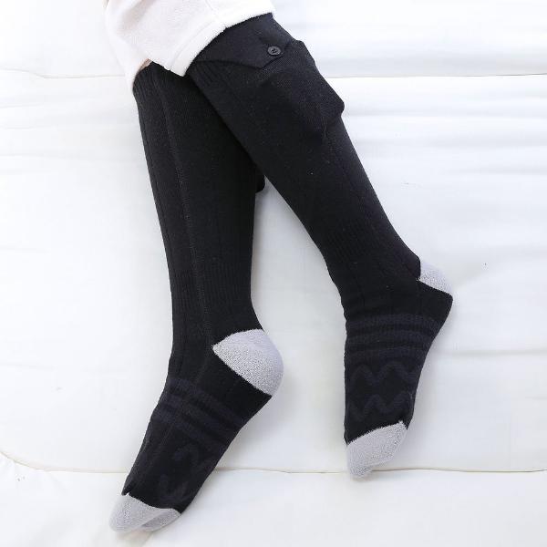 【発熱ソックス 電熱靴下】こんなお悩みはありませんか？・冷え性でいつも足先が氷のように冷たい・冬場の外作業でも暖かくない・アウトドア・キャンプ・スキーを快適に過ごしたい真冬の凍るような気温の中、そんな方におすすめなのがこの電熱ソックスです。...