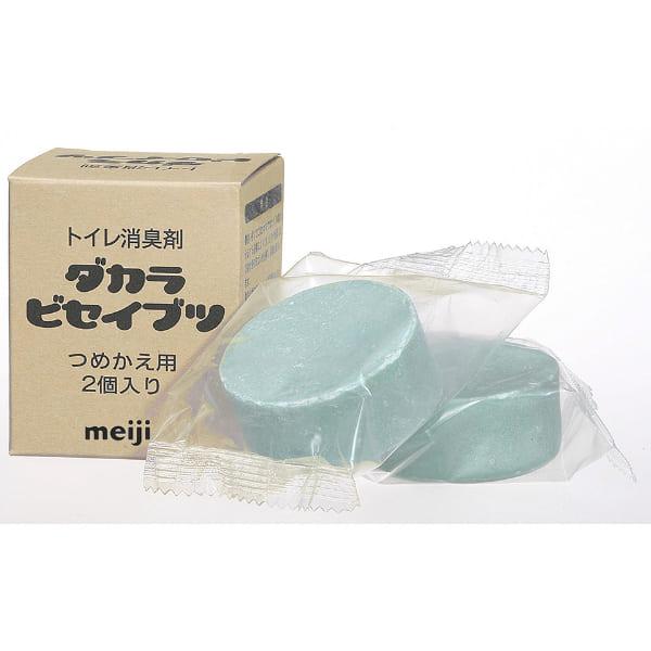 【ダカラビセイブツ 詰替用 45g×2個入り】トイレ洗浄消臭剤！トイレタンクに置くだけで洗浄と消臭ができる微生物消臭剤です。タンク内のヌメリやトイレの悪臭をもとから分解、さらに排水管の浄化及び消臭効果があります。強い香りで悪臭をごまかすので...