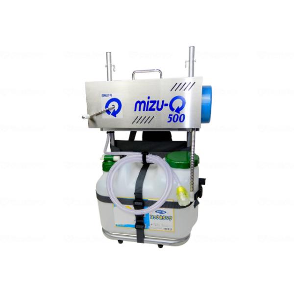 【災害用浄水器 mizu-Q 500】コンパクトで背負っての持ち運びが可能なので、場所を選ばず飲料水がつくれます。バックショルダー式で水源までの運搬が楽々、面倒な組み立てなど一切不要！緊急時に水源があればすぐに必要な飲料水を確保できます。フ...