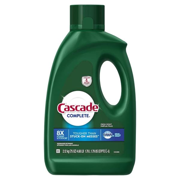 「商品情報」商品紹介Cascade Complete Gel All-in-1 食器洗い機用洗剤 - 70オンス - フレッシュ使用方法1. 皿から大きな食品の粒子を取り除きます。 2. 食器類は食洗機に使えます。 3. ディスペンサーに適...