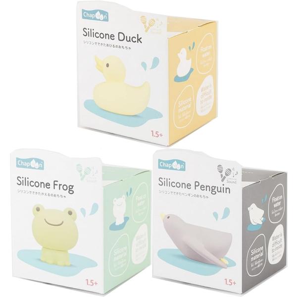 「商品情報」「触りごごち抜群！優しさ溢れる バストイで 笑顔のバスタイムを！」お風呂で遊べる あひる、かえる、ペンギンのおもちゃ。小さなお子様にも安心・安全のシリコン製です。触るとわかる！ もちもちのやわらかい感触！絶妙なコーティングで持ち...