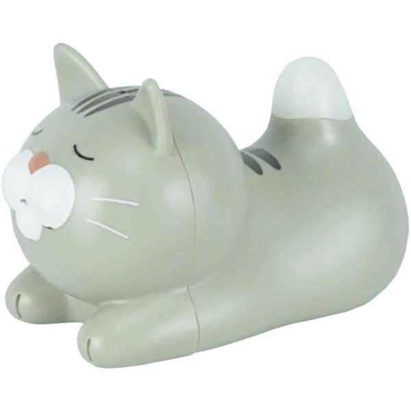 「商品情報」-「主な仕様」おしゃべりと光で温度と湿度をお知らせする、ねこの形の温湿度計です。60分に1回自動でおしゃべり。かわいい声で温度と湿度を教えてくれます。あたまを1回なでるように押すとおしゃべり、2回押すと温度と湿度をお知らせ。10...