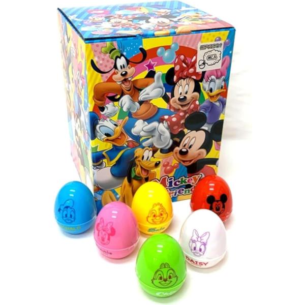 「商品情報」何が当たるかドキドキワクワク・・・！！ディズニーのカラフルでかわいいたまごくじだよ♪中身はディズニーキャラクターの遊び心のあるグッズが揃った楽しいくじです。子供会やお祭り、イベントなどにオススメ！！「主な仕様」梱包サイズ　?28...