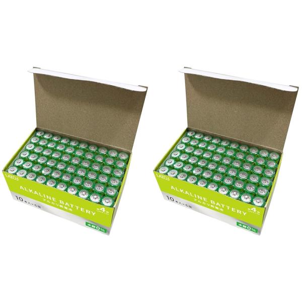 「商品情報」LAZOS120アルカリ乾電池　単4形　120本のセットです。「主な仕様」