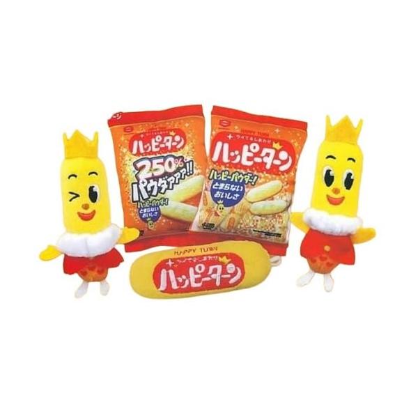 「商品情報」「主な仕様」内容 1. ターン王子 ウィンクver. 2. ターン王子 3. ハッピーターン 4. ハッピーターンパッケージ 5. パウダー250%ハッピーターンパッケージサイズ：全長約75-95mm
