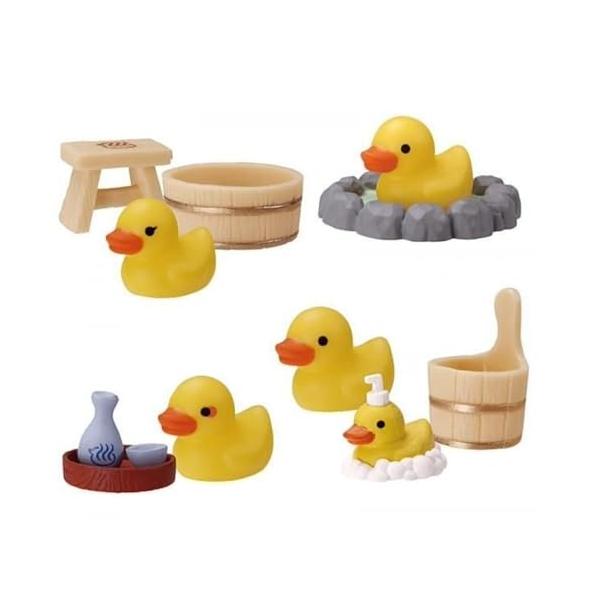 「商品情報」「主な仕様」内容 1. 女の子あひる＆風呂桶と風呂椅子 2. あひる＆露天風呂 3. ほろ酔いあひる＆お盆と熱燗 4. あひる＆手桶とシャンプーボトルサイズ：全長約20mm(あひる)