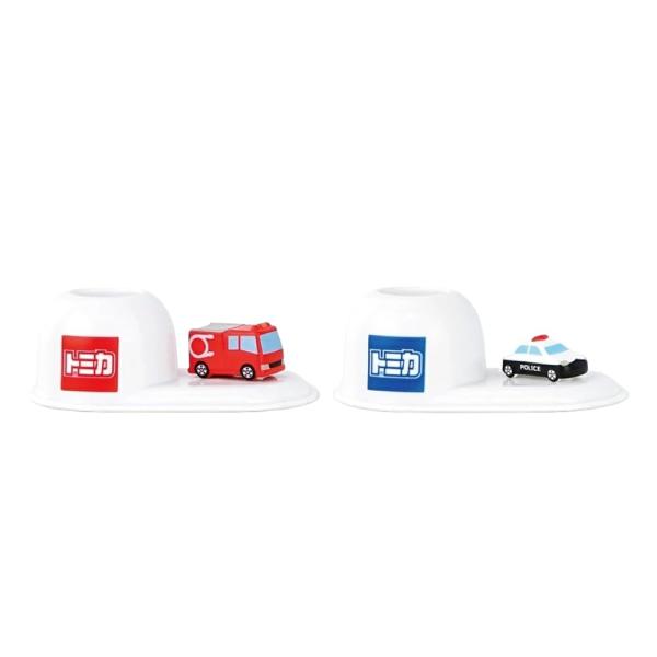 「商品情報」消防車・パトカーの歯ブラシスタンドが各1個のセットです。【商品サイズ】W65×D35×H24(mm)、差し穴幅Φ14(mm)「主な仕様」消防車・パトカーの歯ブラシスタンドが各1個のセットです。【商品サイズ】W65×D35×H24...