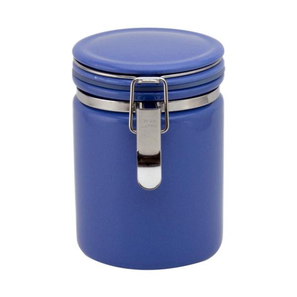 鮮やかな色合いが美しいキャニスターです。