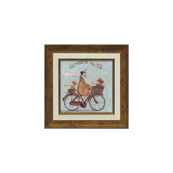 絵と額がセットになっています。じっと見ているとだんだんとサムトフトの不思議な世界へ・・・癒され幸せな気分になります。贈り物にも喜ばれています。