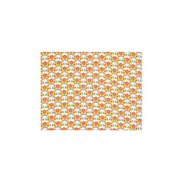 どこか懐かしさを感じるレトロな花柄をポップにアレンジしました。