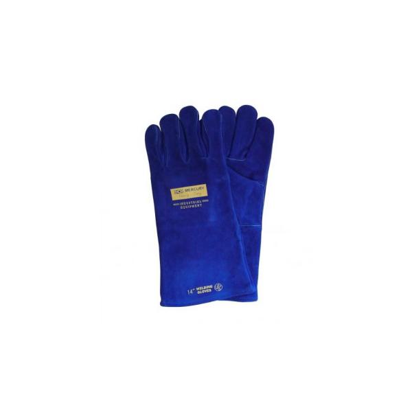 スウェードの生地が手触りよく、あらゆる場面でハードにお使いいただけます。袖が長いタイプは、焚き火のそばでも安心です。ビビッドな青が目を引きます。