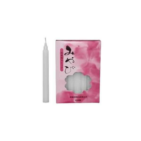 花の形をイメージした花弁型ローソクです。