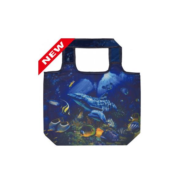 超コンパクトに折り畳めるエコバッグ!コンビニでのちょっとしたお買い物や散歩のおともなどに便利に使えます!