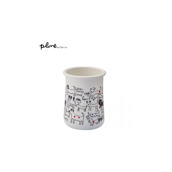 スプーンやフォーク、お箸など散らかりがちなカトラリー類をまとめて立ててスッキリ収納できます。立てて収納すると箸やカトラリーが取りやすいです。少しくびれた形状で、そのまま食卓テーブルやキッチンカウンターに置いてもおしゃれな可愛いデザインで楽し...