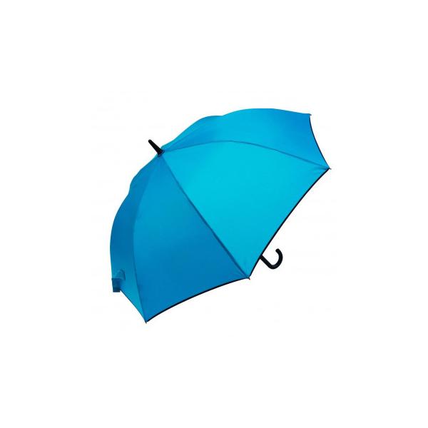 ひっくり返っても元に戻る、Z骨設計の傘です。ターコイズのおしゃれなカラーが雨の日に映えます。グラスファイバー骨なので風に強いです。手元から傘の先端までが短く、傘を持った際に地面に付きにくいです。
