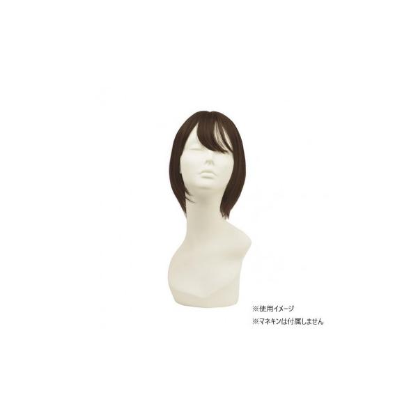 地毛をいかして広範囲をカバーする部分ウィッグ。クリップで固定するタイプのウィッグです。