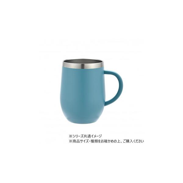 ステンレス真空二重構造で保温・保冷できるマグカップです。