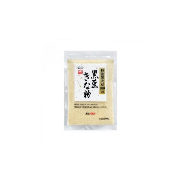 国内産丹波種黒大豆100%使用。熱風焙煎で芯までじっくりと煎り、風味豊かなきな粉に仕上げました。
