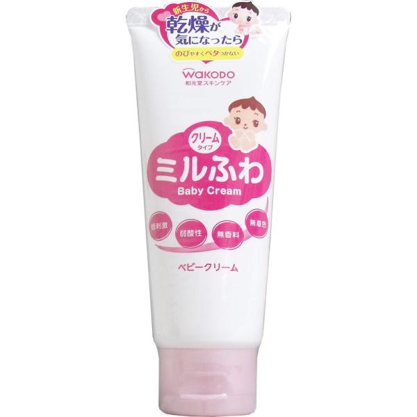 赤ちゃんの肌を考えて、水と油のバランスに着目したスキンケア。●水溶性保湿成分(オリゴ糖・イノシトール)＆うるおい脂質成分(リン脂質・セラミド)合。●のびがよくべたつかないクリームタイプ。●皮ふアレルギーテスト済み(すべての人にアレルギーが起...