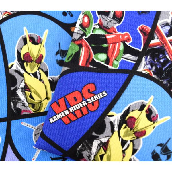 【オックス】2022年 「50th 仮面ライダーシリーズ」KRS 布 生地  入園入学 綿 コットン バッグ バンダイ ジオウ ドライブ