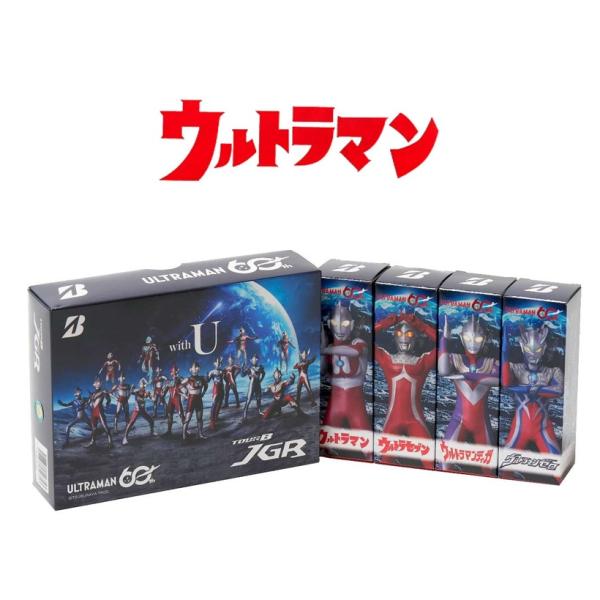 【発売日：2026年04月04日】ウルトラマンシリーズ放送開始60周年を記念したコラボレーションゴルフボールです。TOUR B JGRをベースにしたモデルで、スピードマッスルテクノロジーを搭載しています。ウルトラマン、ウルトラセブン、ウルト...