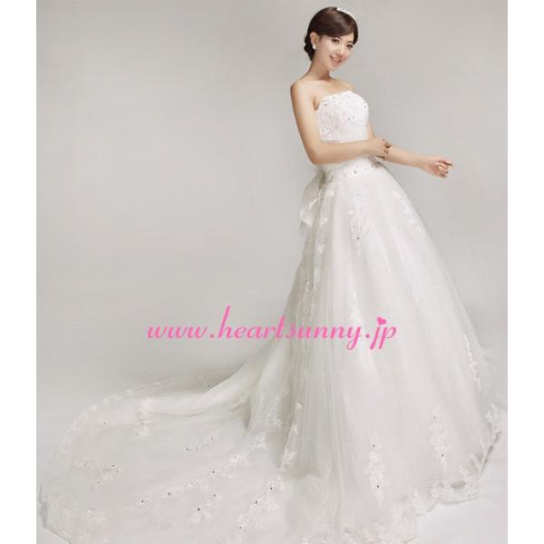 【HeartSunny】オーダーメイドウェディングドレス専門家o。商品情報。o■カラー：　画像色（オフホワイト）となります。■生　地：　上質サテン、オーガンジー、レース、シフォン等の使用になります。■サイズ：　サイズオーダー或いは下記の5号...