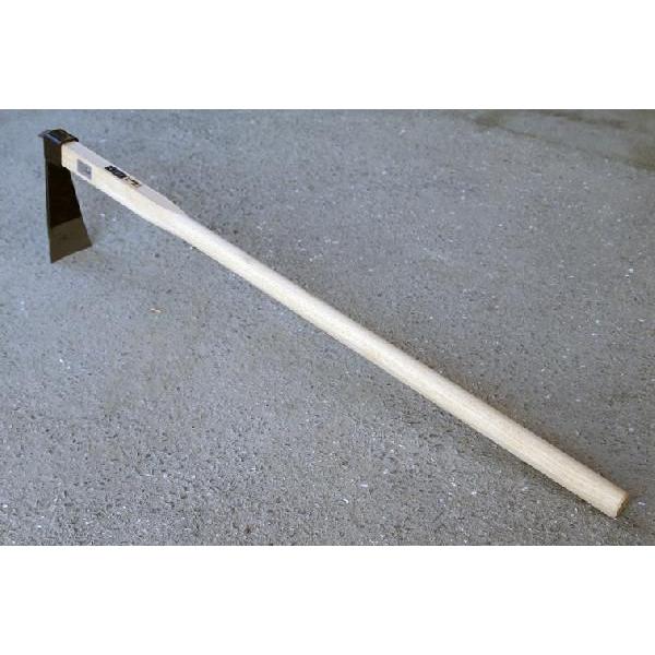 ◆播州三木産　高級鍛造　本職用◆中型　丁能鍬　椎柄付 #208播州三木市、名工の本職用高級農業用具です。固めの土起こしや穴掘り土ほぐし作業に最適です。高級鍛造ですので耐久性に優れ長い期間ご使用頂けます。 ■先巾70mm、丈190mm、柄90...