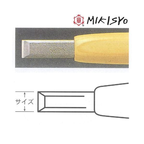 ■播州三木　三木章 ハイス鋼 彫刻刀 平型 3mm三木章刃物本舗は大正8年より続く、播州三木打刃物の名門です。伝統工芸士による刃身から柄付けまで一貫した製造で「切れ味を贈る三木章印」をキャッチフレーズに、製品を造り続けています。切れ味が持続...