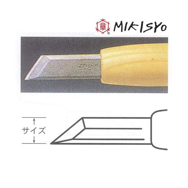 ■播州三木　三木章 ハイス鋼 彫刻刀 キワ型 12mm三木章刃物本舗は大正8年より続く、播州三木打刃物の名門です。伝統工芸士による刃身から柄付けまで一貫した製造で「切れ味を贈る三木章印」をキャッチフレーズに、製品を造り続けています。切れ味が...