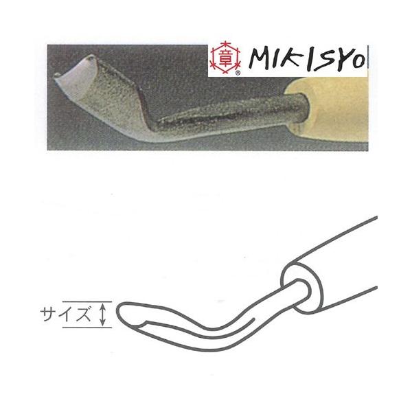 ■播州三木　三木章 つきのみ 小道具 丸曲型 15mm三木章刃物本舗は大正8年より続く、播州三木打刃物の名門です。伝統工芸士による刃身から柄付けまで一貫した製造で「切れ味を贈る三木章印」をキャッチフレーズに、製品を造り続けています。作品を傷...