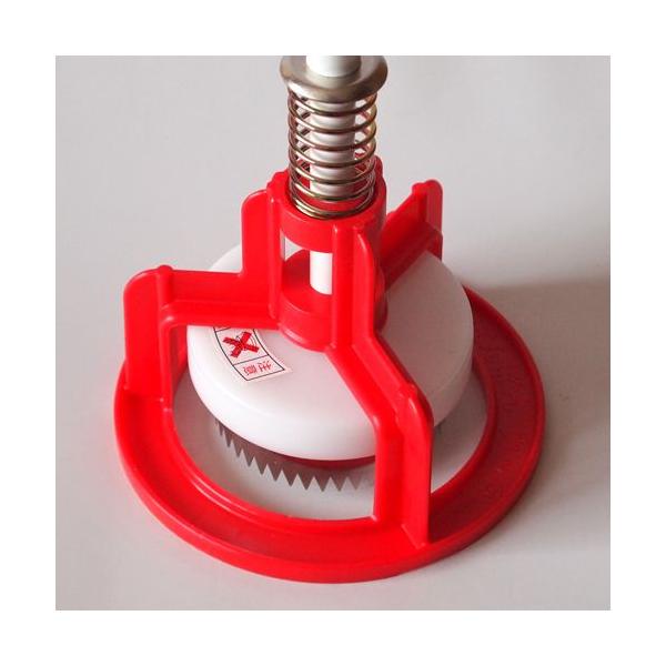 マルチ、トンネル穴あけ栽培に！！ ■ぽんぽんカッター 80mm M-84  ★仕事が早い！ぽんぽんカッターの特徴  ●押えワクがあるため、マルチのズレがなく穴がきれいにあきます。 ●種または苗の種類によって、刃の大きさが簡単に変えられます。...