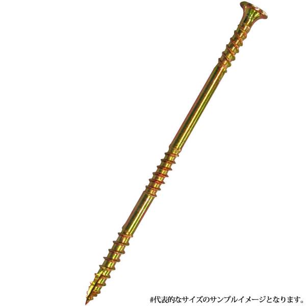 ウイング 根太ビス 105mm 160本入 No.7716 広い、狭い、逆ネジのピッチの違う特殊形状3段ネジ構造が、反った材料でも板浮きを解消する超強力な締付け力を実現！！木割れを防止し、打ち込み抵抗を減らす先割カット付！ 仕様  品名 ウ...