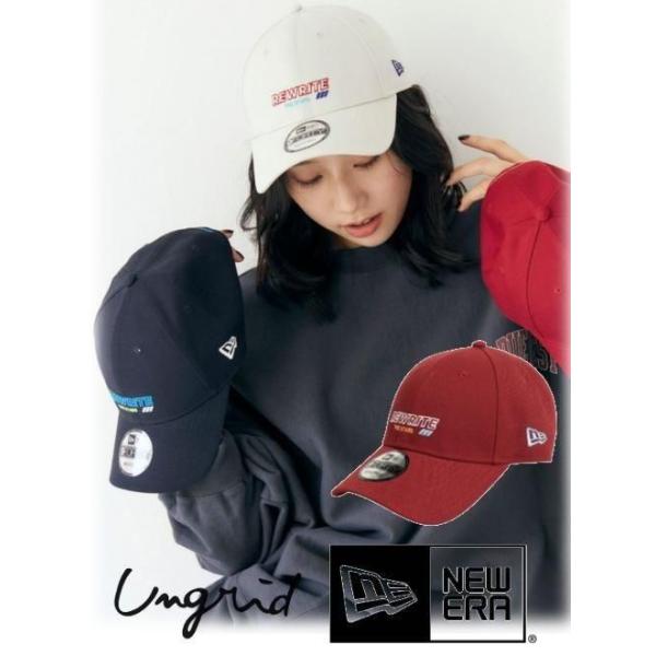 2025秋冬 Ungrid (アングリッド)ニューエラ別注カラーロゴキャップベースは9FORTYを使用し、キャッチーなロゴを刺繍したロゴキャップ。オリジナルのロゴが他には無く、スタイリングのポイントになるデザイン。ポリエステル混で高見えする...