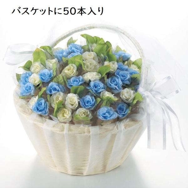 ローズのプチブーケに、キャンディの入ったプチギフトです。ハンドル付きバスケットに入っているので、お渡ししやすいです。チュール付きのバスケットなのでガーデンウエディングなど、ドレスを着た花嫁様にもピッタリなデザイン。＜サイズ＞バスケット：直径...