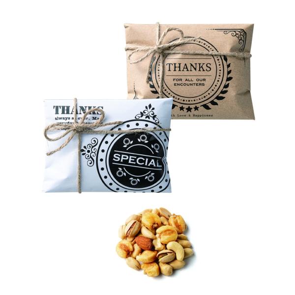 ＜サイズ＞20×115×95mm＜商品内容＞ミックスナッツ　25gアレルゲン：落花生2種アソート(デザインの指定はできません)<賞味期限>4ヶ月※こちらの商品は5個単位でのご注文をお願い致します。ウェディング ブライダル 結婚式...