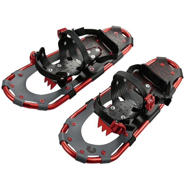 商品詳細CS スノーシュー TYPE2　22インチキャリーバッグ付小回りしやすいタイプです。適合靴サイズ：22〜29cm材質:ベース/ポリエチレン、フレーム・リベット・クランポン/アルミニウム、バックル/スチロール、プラバックル/ナイロン樹...