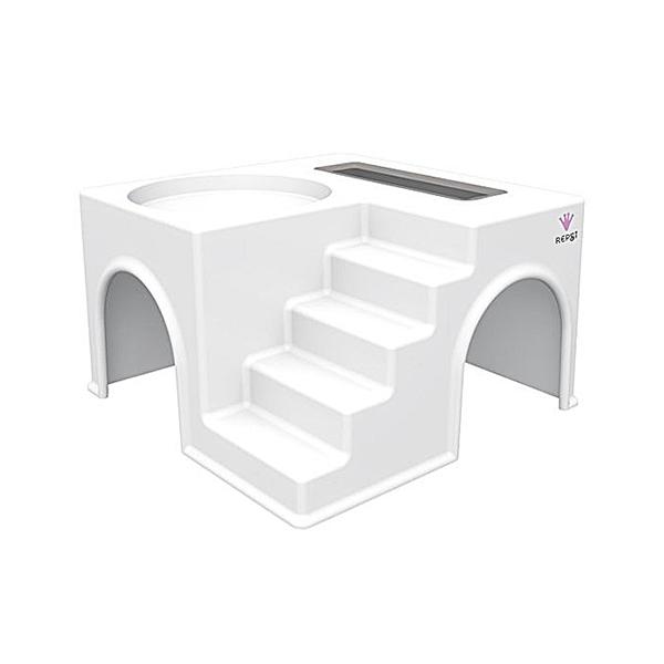 ヒョウモントカゲモドキ（通称レオパ）用メーカー：マルカンサイズ：約幅146×奥行144×高さ85mm■材質　PS