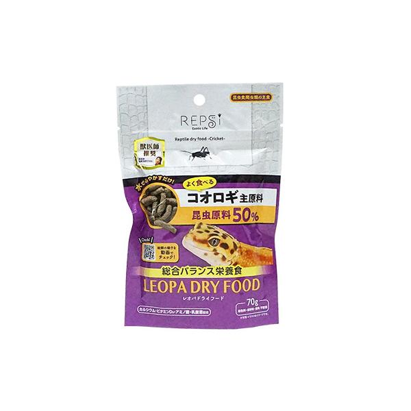 ヒョウモントカゲモドキなどの昆虫食爬虫類用メーカー：マルカン内容量：70g■原材料コオロギ、オーツ麦、馬鈴薯でんぷん、アメリカミズアブ、ミルワーム、フッシュミール、酵母、サーモンオイル、スピルリナ、乳酸菌、リン酸水素カルシウム、ビタミン類(...