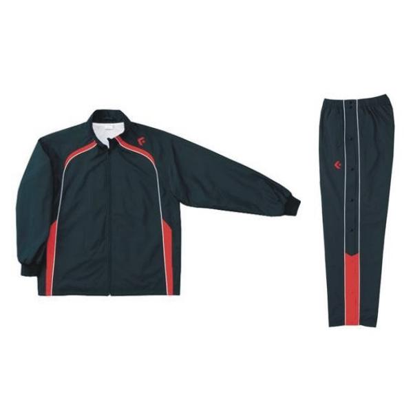 ●メーカー名：コンバース●種別：ウエア●商品名：ウォームアップジャケット＆ウォームアップパンツセット●カラー　＜ジャケット＆パンツ＞ 　・1964：ブラック×レッド●サイズ　・S・M・L・O・XO ●素材・特長 　＜ジャケット＞ 　・ポリエ...