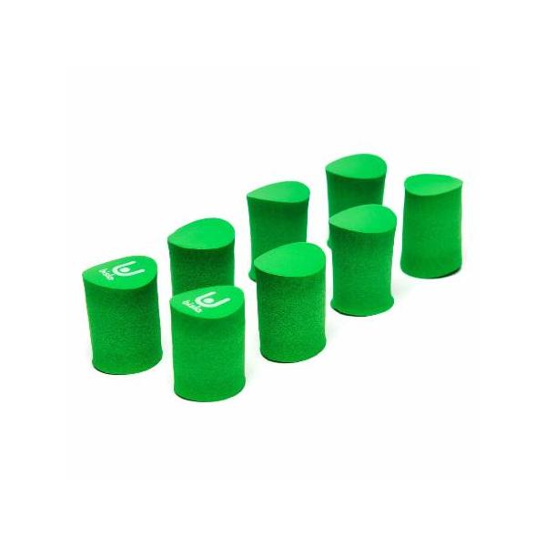 ●メーカー：ジリリタ●種別：フィットネス・トレーニング・リハビリ●商品名：ユビスラ●内容物　・本体8個●カラー　・グリーン●サイズ　・本体　約H30×25mm●重量　・約1g　1個あたり●素材　・本体　NBR　発泡ゴム●Ubisla　ユビス...