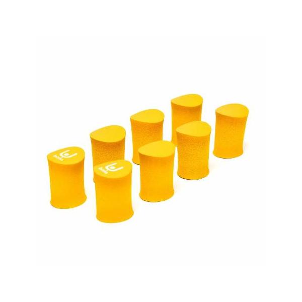 ●メーカー：ジリリタ●種別：フィットネス・トレーニング・リハビリ●商品名：ユビスラ●内容物　・本体8個●カラー　・イエロー●サイズ　・本体　約H30×25mm●重量　・約1g　1個あたり●素材　・本体　NBR　発泡ゴム●Ubisla　ユビス...