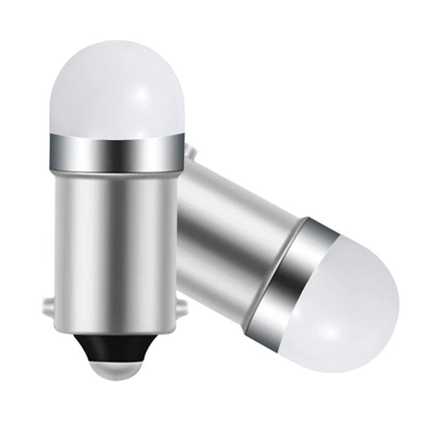 　【商品特徴】?ソケット形状：G14(ba9s) / 動作電圧：DC10-30V / 発光色：ホワイト / 色温：約6500K / 消費電力：1w×2、電流値：70〜80mA(12.6V) / 全光束：150ルーメン×2 / サイズ： 25...