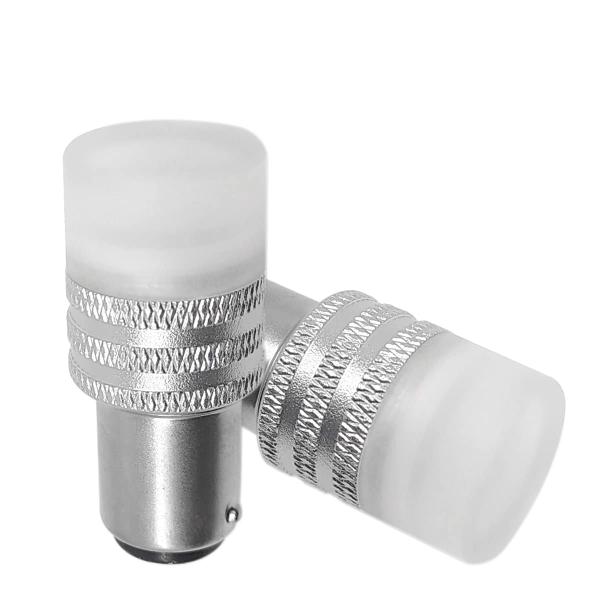 　【S25 LED ダブル ホワイト】ブレーキランプ ? テールランプにおすすめ。 S25 ダブル 1157 BAY15D P21/5W 段違いピン / ピン角違い180°レッド 色光、DC12V/24V対応可。<br><...