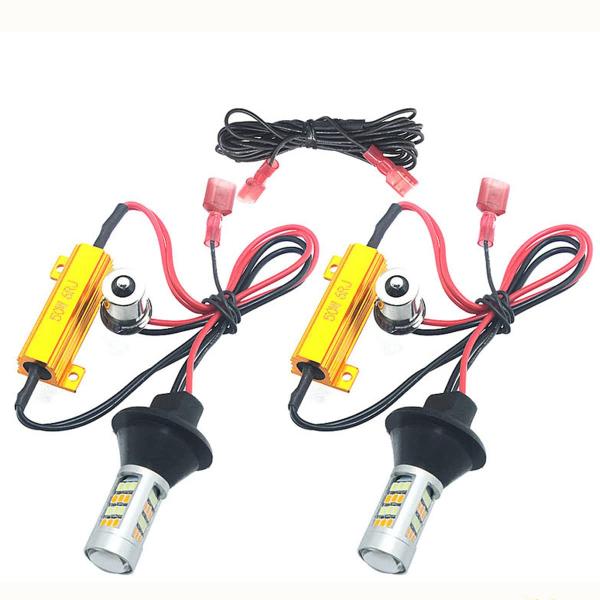 　2色切り替え：ホワイト（DRL） アンバー（ウインカー） / 口金規格：S25シングル(1156 BA15S 180°) / 電圧：DC12V-14V / ルーメン：約1000LM<br><br>　高輝度・省エネ：...