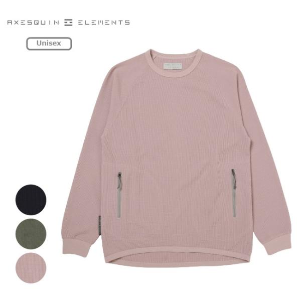 ワッフル素材がつくる、ドライな行動着。新緑のクラシックルートハイキングにピッタリなワッフル素材のロングスリーブＴシャツです。ドライタッチで適度な肉厚のワッフル素材で240.2 cm3 /cm2 /sという高い通気性を備えているので、汗をかい...