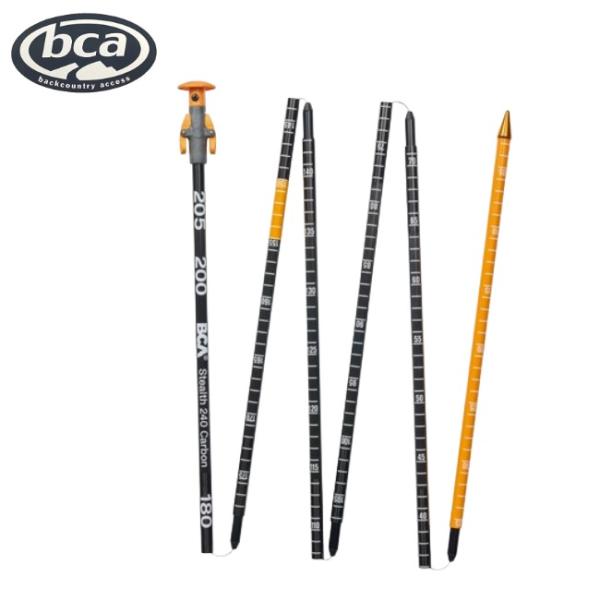 ステルス240 カーボンアバランチプローブは、組み立て時のワイヤーのたわみや引っかかりを抑え、簡単に素早く組み立てることがが可能です。最大の特徴は折りたたみ時にセグメント（節）同士が重なり合う「入れ子式（ネスティング）」構造を採用。これによ...