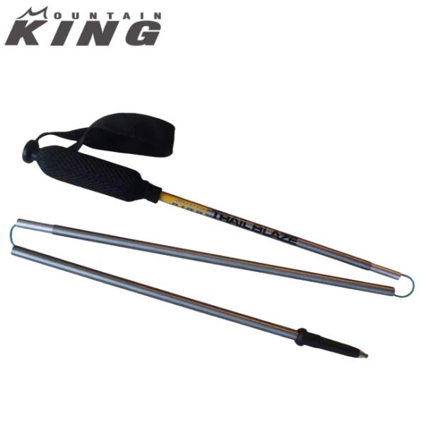 軽量折りたたみアルミポール。3つ折りで小さく収納でき組み立ては簡単。アルミニウム合金で適度な強度を持つ軽量折りたたみポールTRAIL BLAZEの収納寸法をあえて伸ばすことでバックパックに外付けしやすくなりました。トラブルが少なく、トレイル...