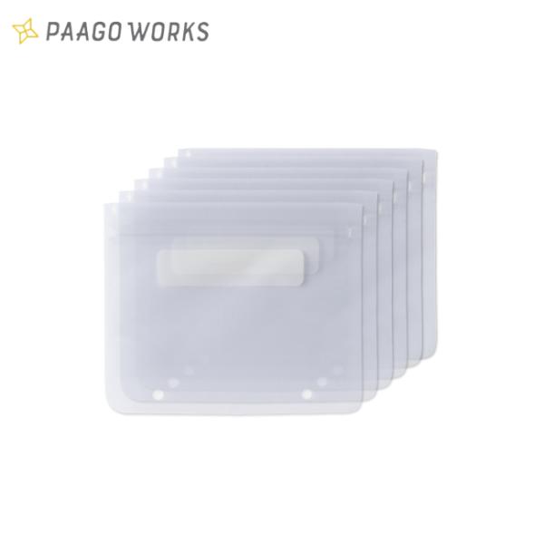 MY FIRST AIDに専用設計のジッパーバッグのリフィルの6枚セットです。POPS（Paago Organizing Pocket System）はベルクロを使用した独自の中綴じシステムで、MY FIRST AIDに採用しています。